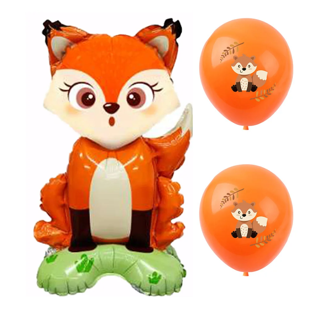 12pcs-set-Cute-4D-Fox-Balloons-Baby-Shower-Party-Decorations-Kids ...