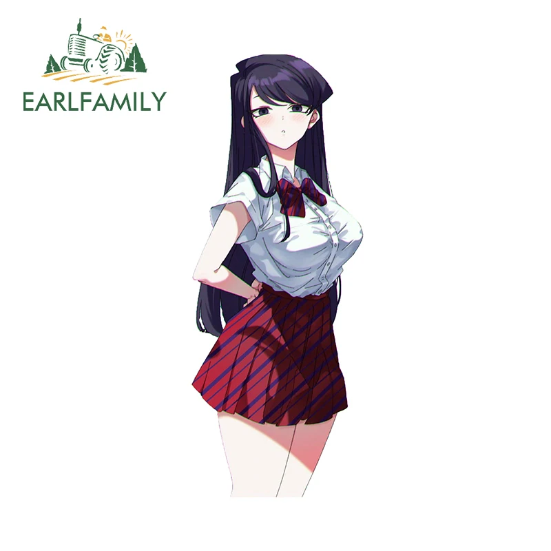 EARLFAMILY-13cm-x-5-2cm-Komi-Hands-Behind-Car-Stickers-Funny-Uniform ...