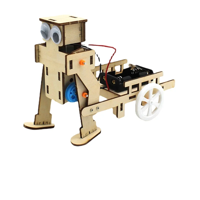 Robot-Pull-Cart-Diy-Technology-Small-Production-Manual-Experiment ...