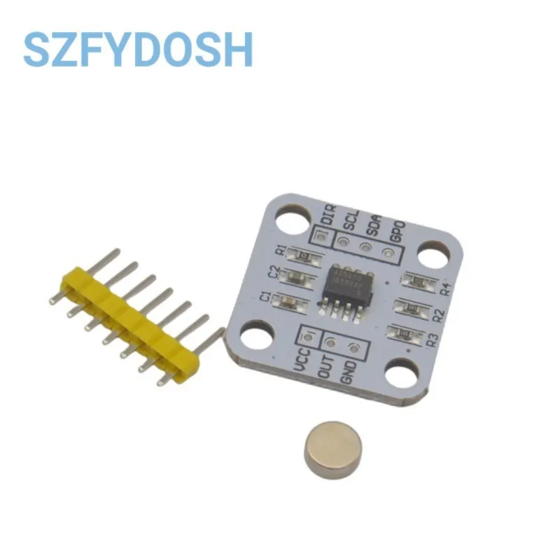 AS5600 magnetic encoder magnetic induction angle measurement sensor ...