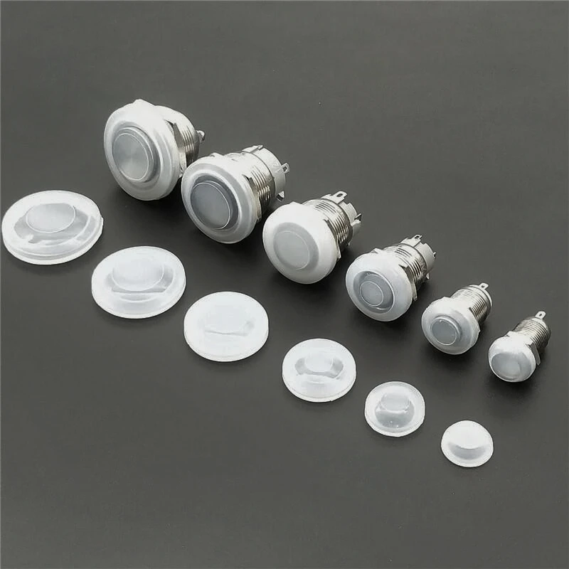 10Pcs-22mm-Metal-Push-Button-Switch-Protection-Cover-Silicone ...