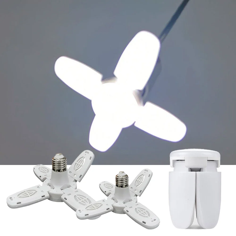Fan-Shape-LED-Bulb-E27-LED-Lamp-Foldable-110-265V-LED-Light-Bulbs-For ...