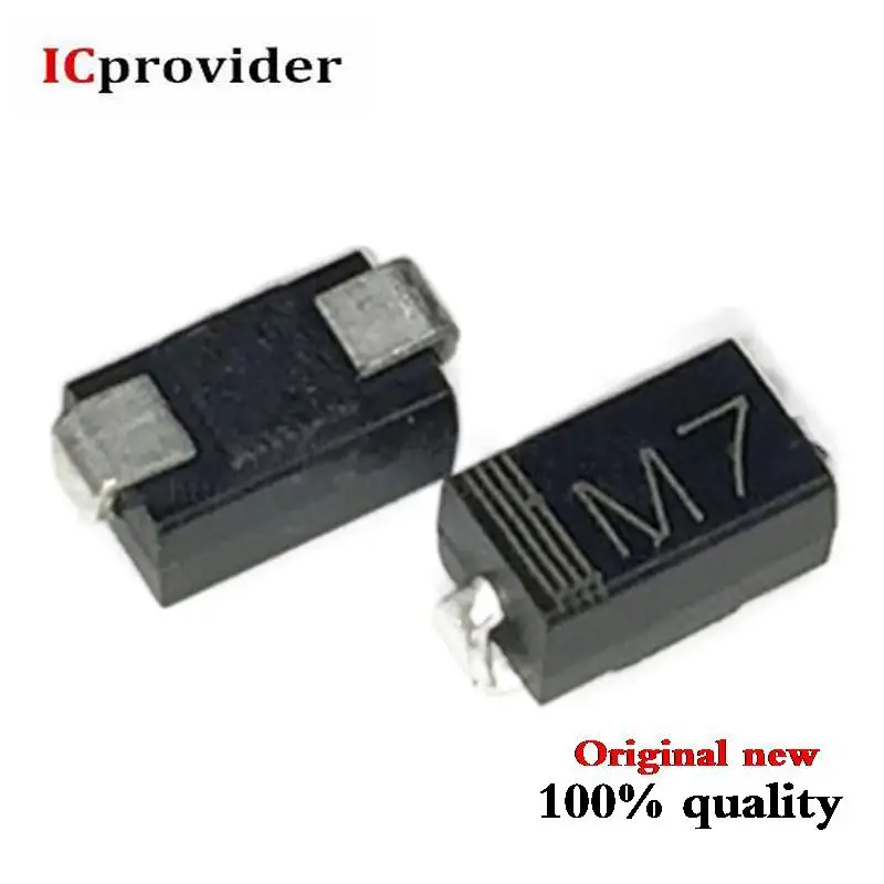1000pcs/lot 1n4007 M7 Do-214 1n4007 In4007 Smd 1.0a 1000v - Integrated ...