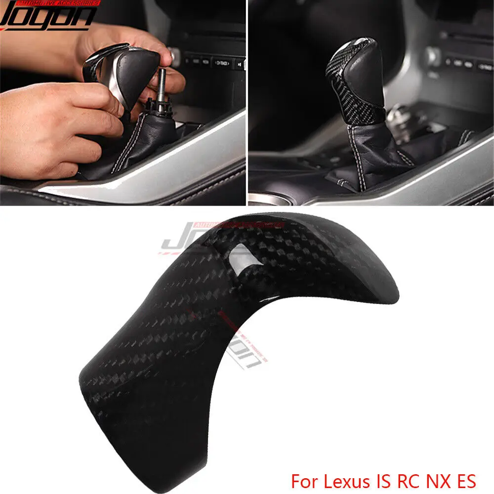 For-Lexus-IS200-300-500-F-Sport-RC300-350-XC10-Real-Carbon-Fiber-Gear ...