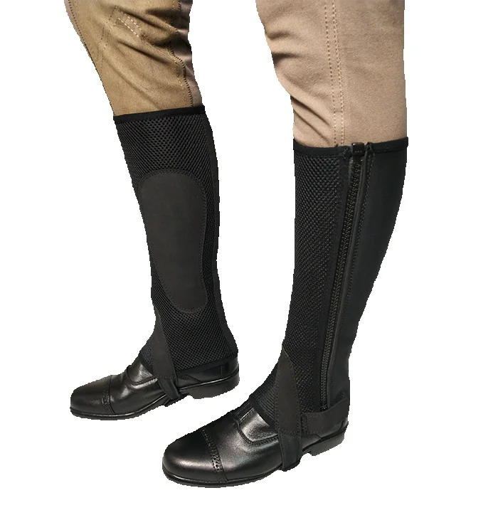 Horse-Riding-Half-Chaps-Breathable-Mesh-Fabric-Chaps-Body-Protector ...