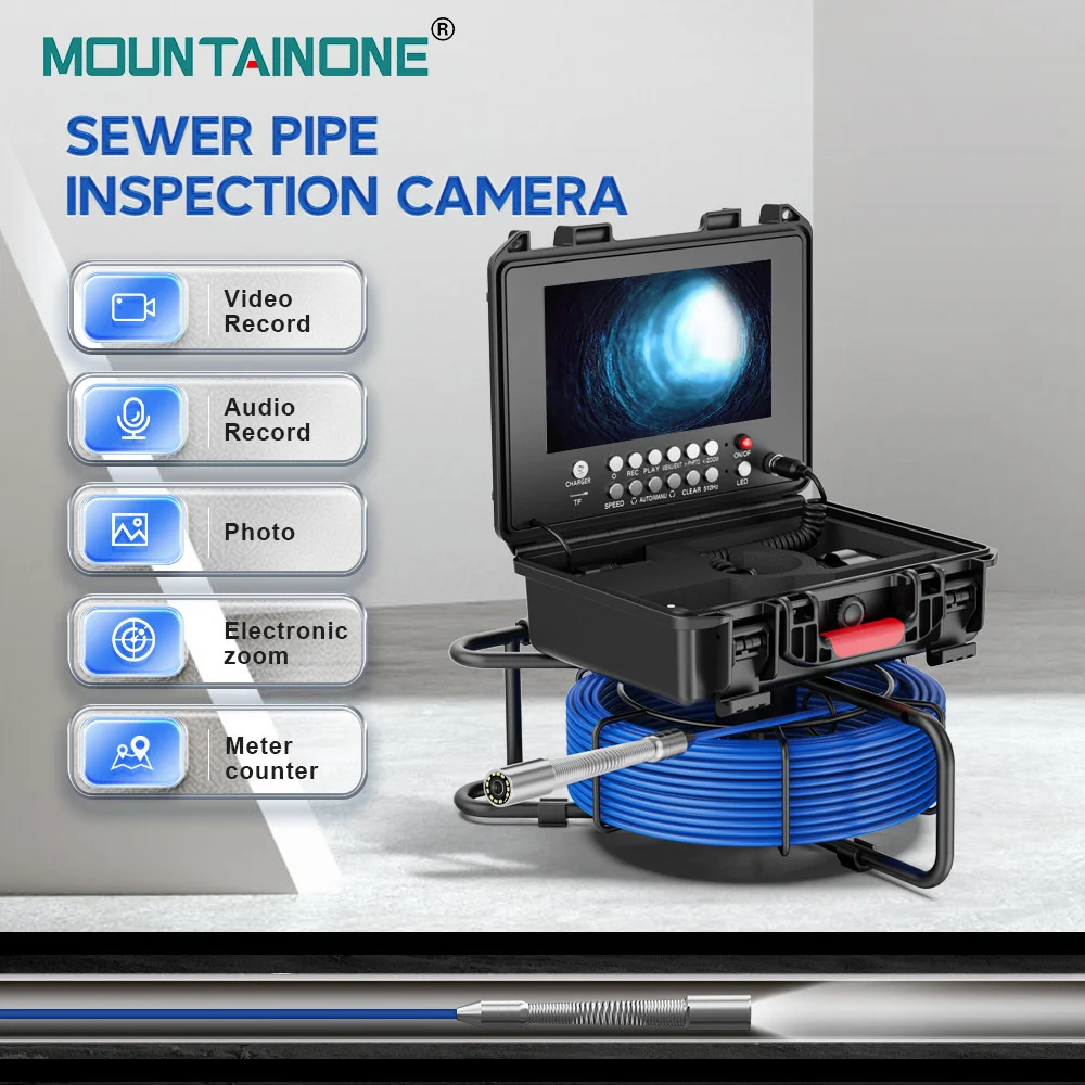 Sewer-Camera-Inspection-With-16G-DVR-Card-9inch-IPS-Screen-HD-1080P ...