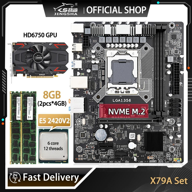 Conjunto-de-placa-base-X79-LGA-1356-con-GDDR5-GPU-HD-6750-GPU-E5-2420 ...