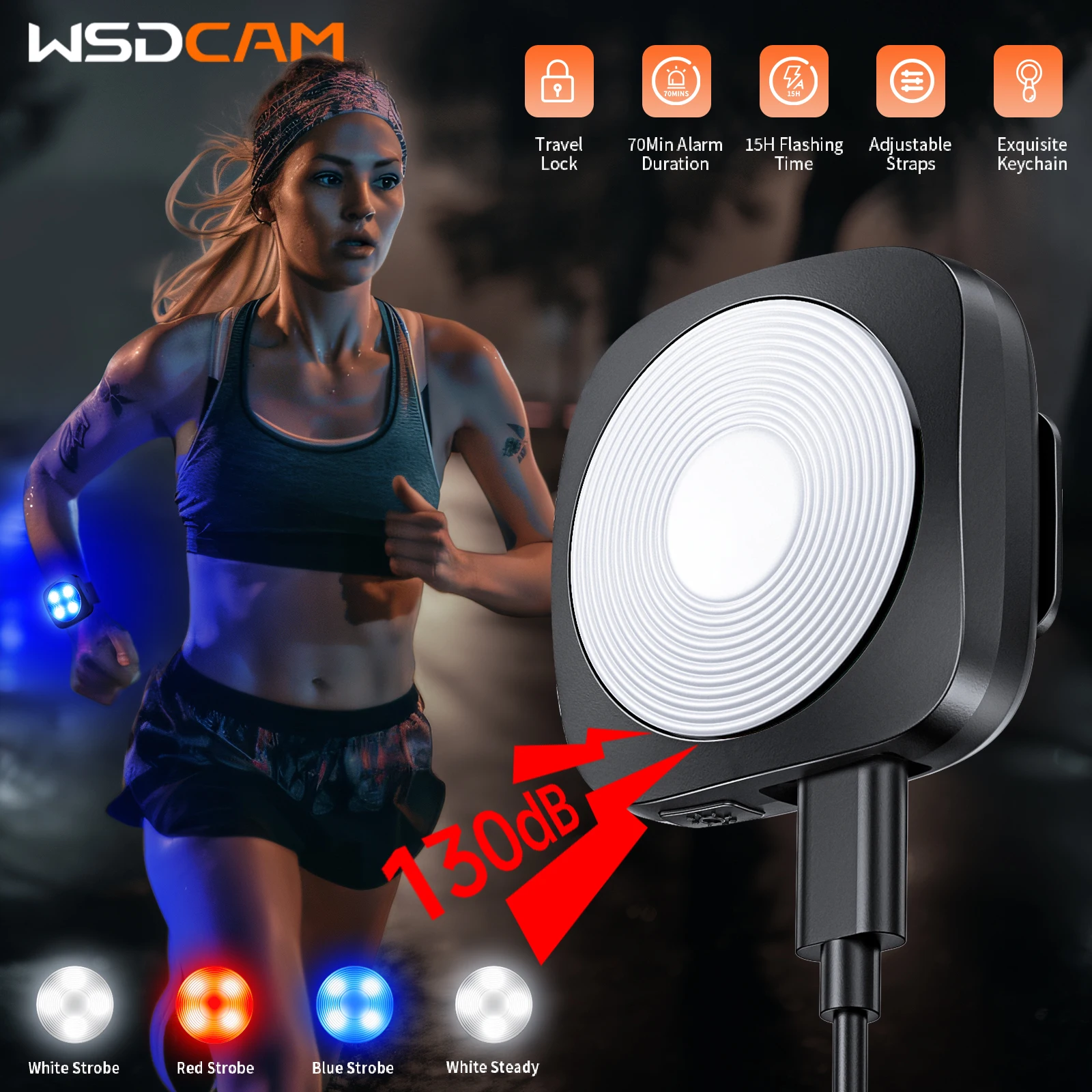 Wsdcam-Alarma-de-seguridad-de-autodefensa-130dB-SOS-Luz-LED-Alarma ...