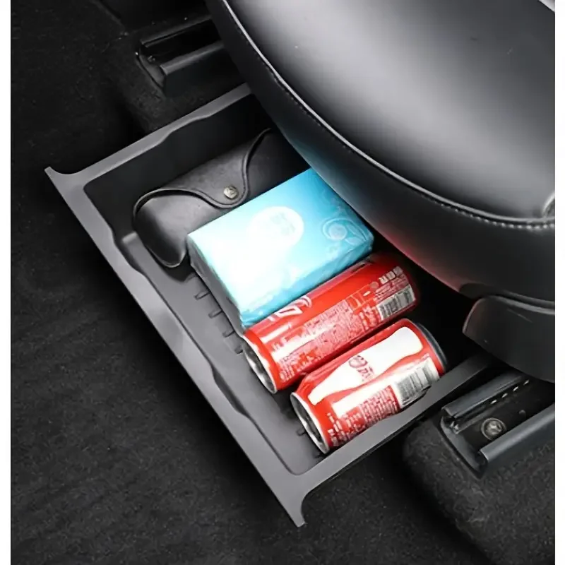 Under Seat Storage Box Case Car Seat Organizer Vehicle Underseat Drawer ...