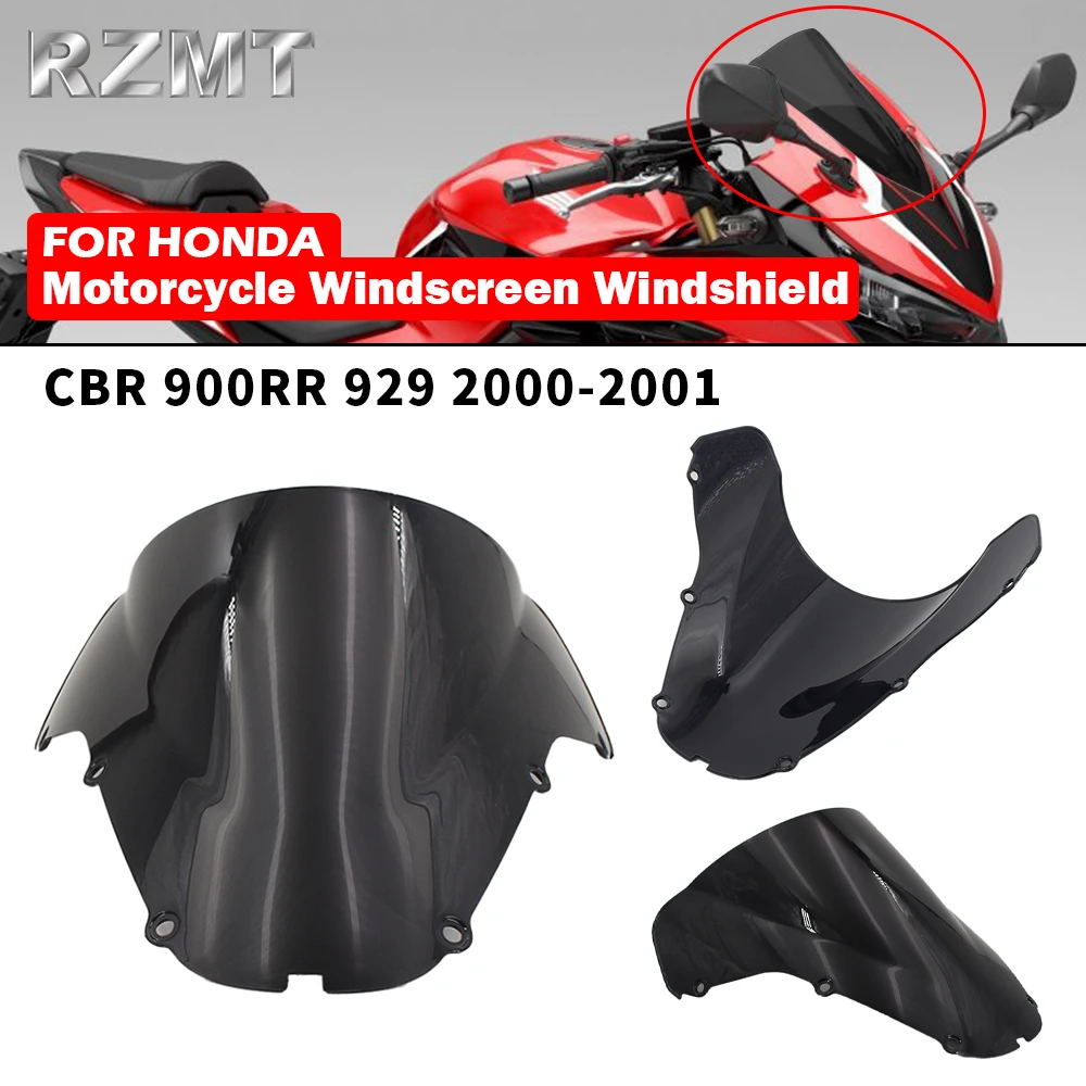 For Honda CBR900RR CBR 900RR 929 2000 2001 Windscreen Windshield ...