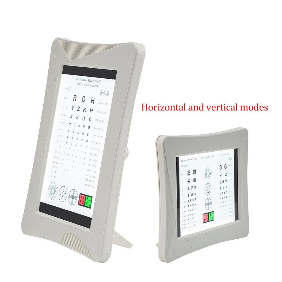 Équipement ophtalmique Tableau de vision de près avec lumière LED ...
