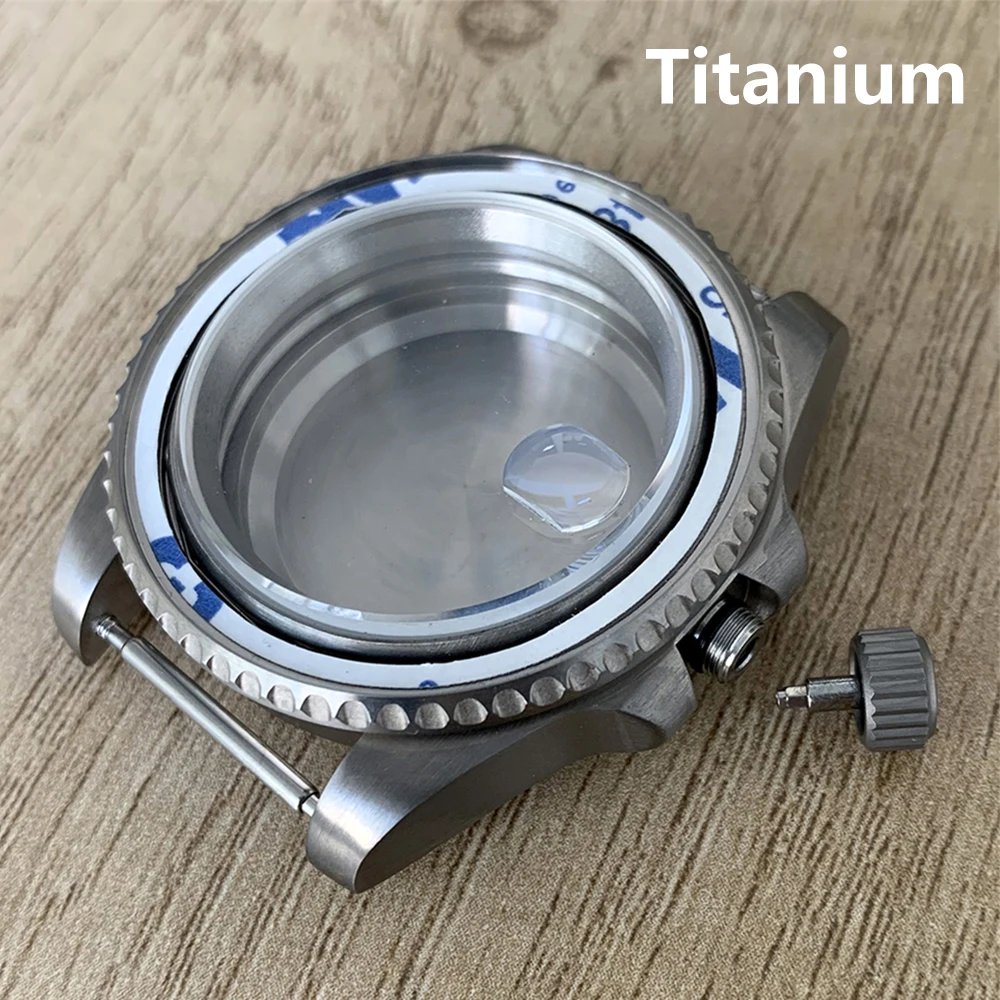 Mechanical Watch Titanium Case Men | Nh35 Titanium Watch Case | Nh35 ...