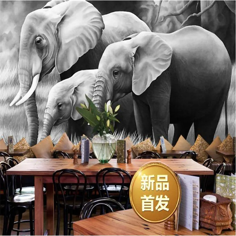 White Elephants Wallpaper