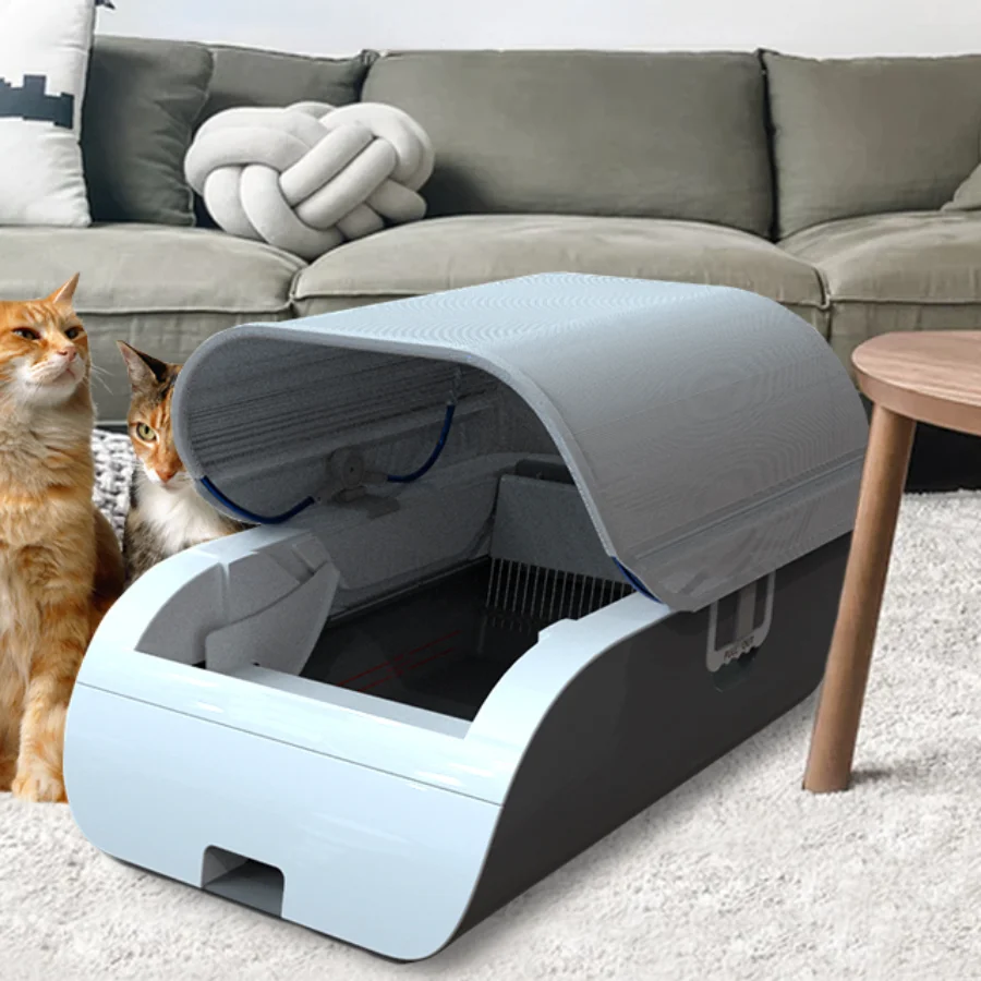 Automatic-Smart-Cat-Litter-Box-Self-Cleaning-No-Odor-Cats-Toilet-No ...