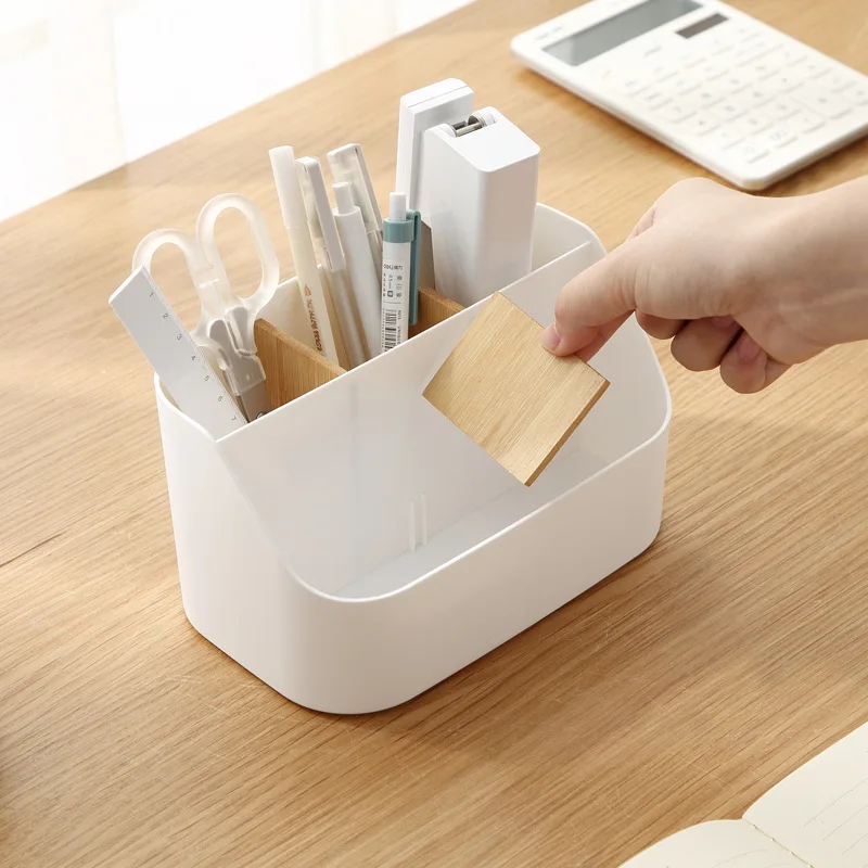 Large-capacity-Simple-Plain-color-Five-grid-Desktop-Storage-Multi ...