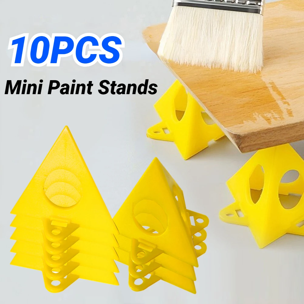 10pcs Paint Spray Bracket Triangular Stand Paint Pads Portable Spraying ...