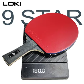 LOKI 9 Star Table Tennis Racket Professional 5+2 Carbon Ping Pong ...