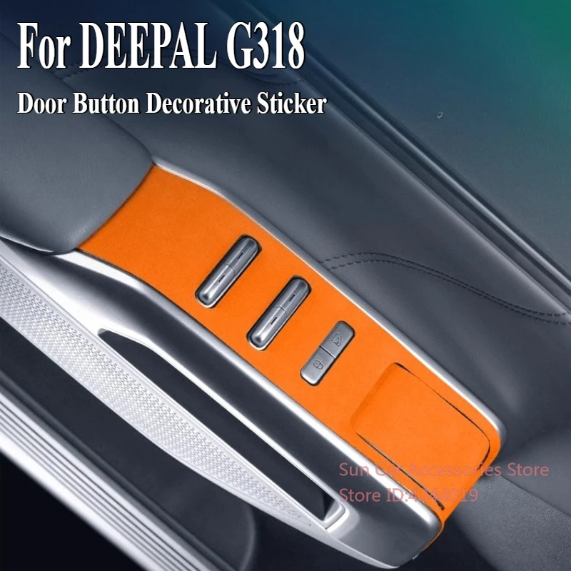 For Changan DEEPAL G318 2024 Alcantara Suede Door Button Decorative ...