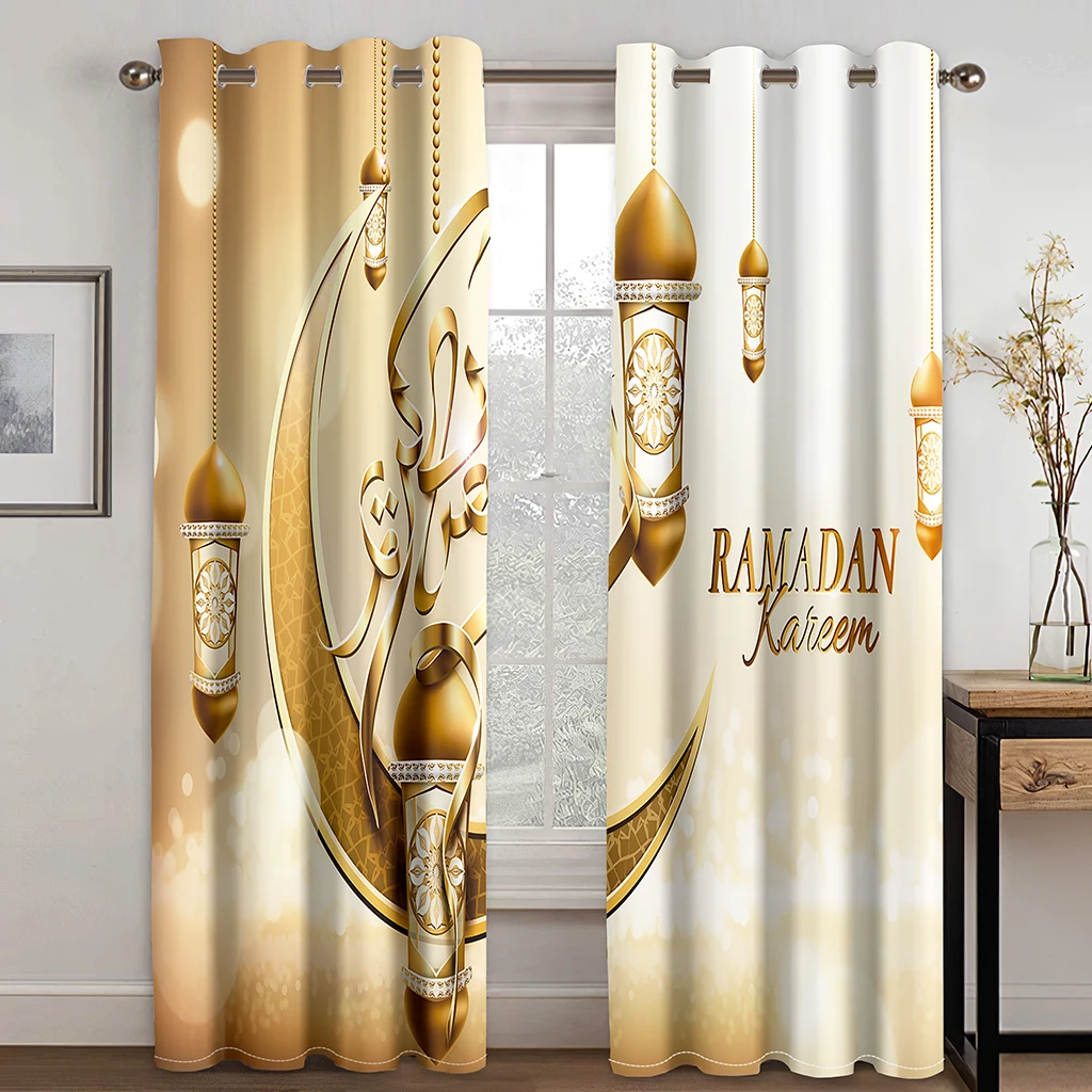 Muslim-Ramadan-Festival-Window-Curtains-Living-Room-Home-Decor-Children ...