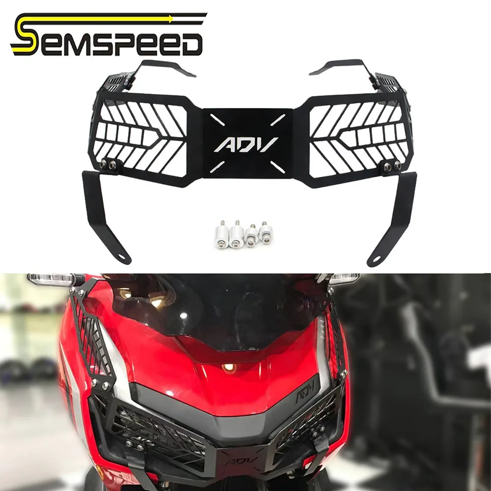 SEMSPEED-Motorcycle-adv160-Parts-Headlight-Head-Light-Grille-Guard ...
