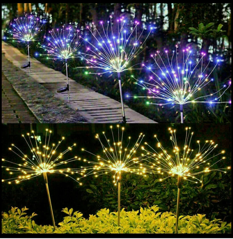 Christmas-LED-Solar-Fireworks-Lights-Outdoor-Garden-Lights-Decorative ...
