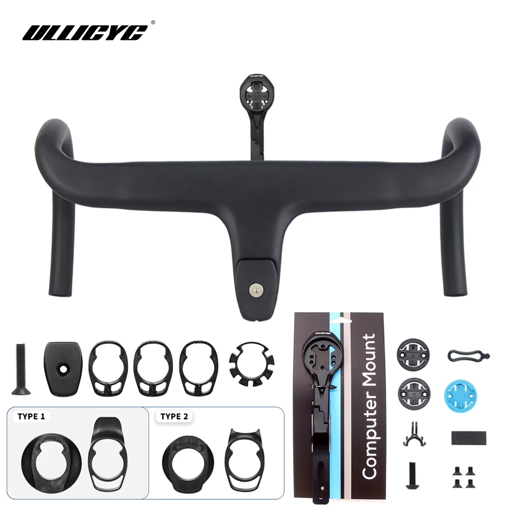 Carbon-Bike-Handlebar-Full-Internal-Routing-Road-Bicycle-HandleBar-Di2 ...