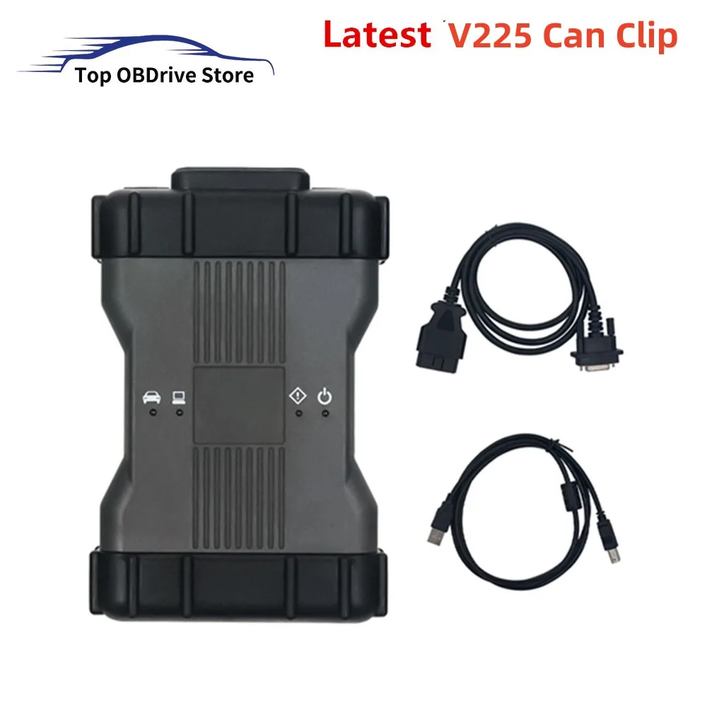 Newest Can Clip V225 With New Firmware&drive Obd2 For Renault Car ...