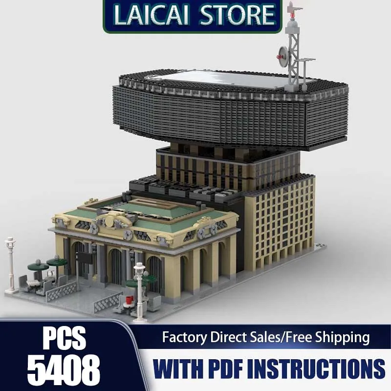 Modular City Building Model Moc Building Blocks Grand Central Terminal ...