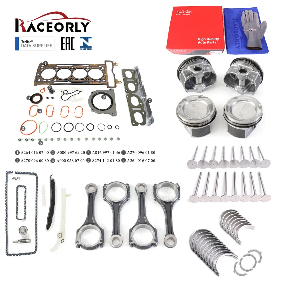 RACEORLY Engine Rebuild Piston Timing Valve For Mercedes C300 E300 W205 ...