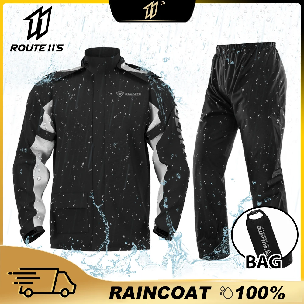 Motorcycle Raincoat Men Jacket Pants Waterproof Moto Raincoat For ...