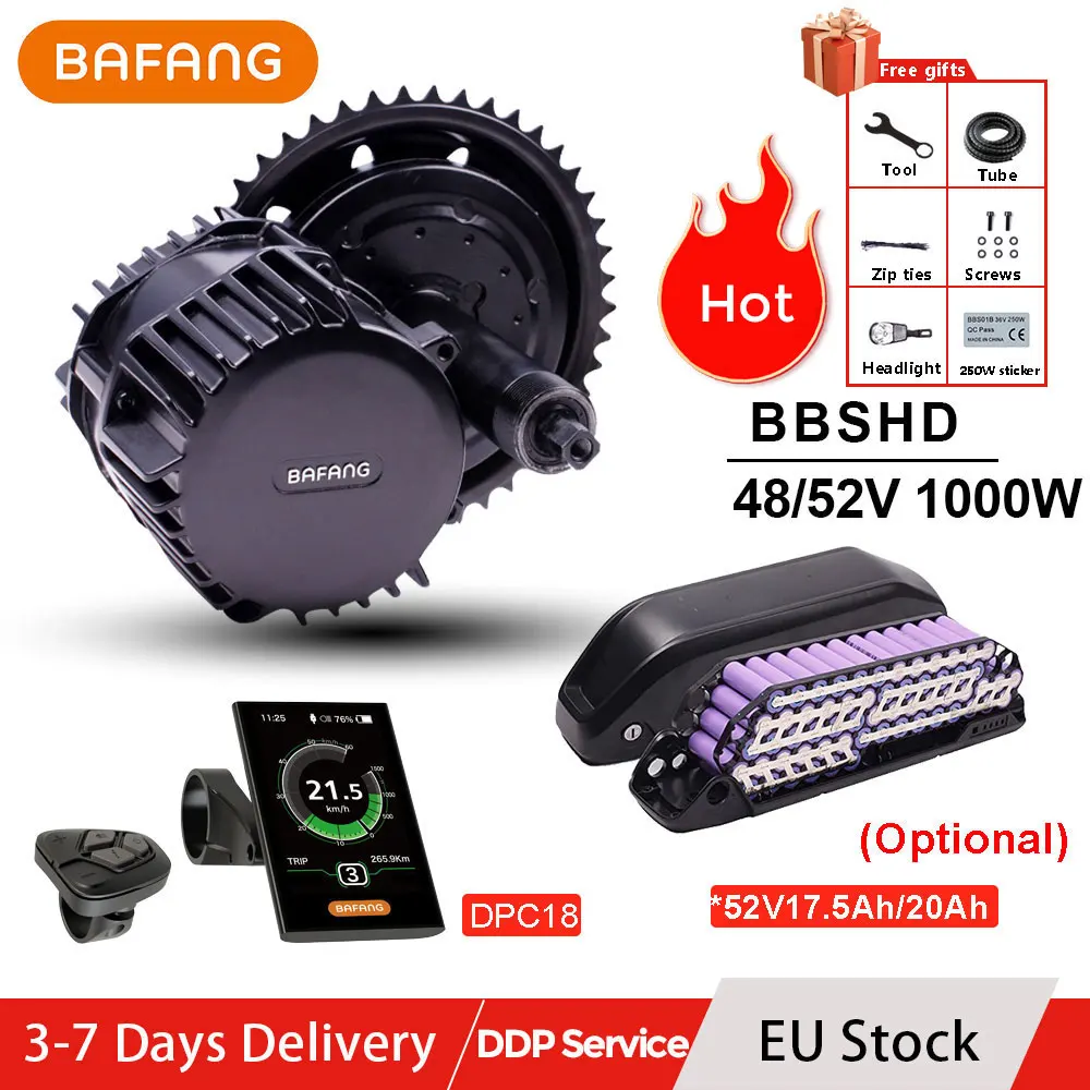 Bafang-Motor-48V-52V-1000W-Mid-Drive-Motor-BBSHD-BBS03-Kits-Electric ...