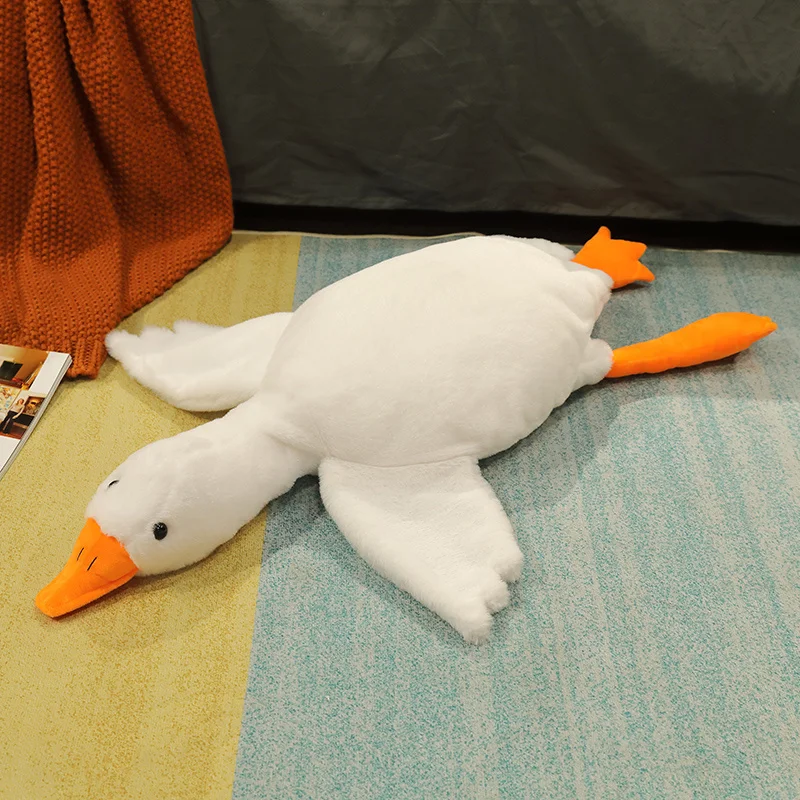 Pato de peluche de 50CM y 8 colores, almohada esponjosa para dormir ...
