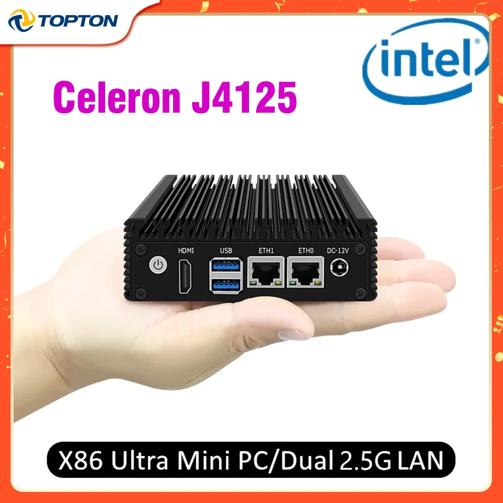 Topton-Mini-PC-sin-ventilador-X86-J4125-J4105-Quad-Core-2x-i226-V-2-5G ...