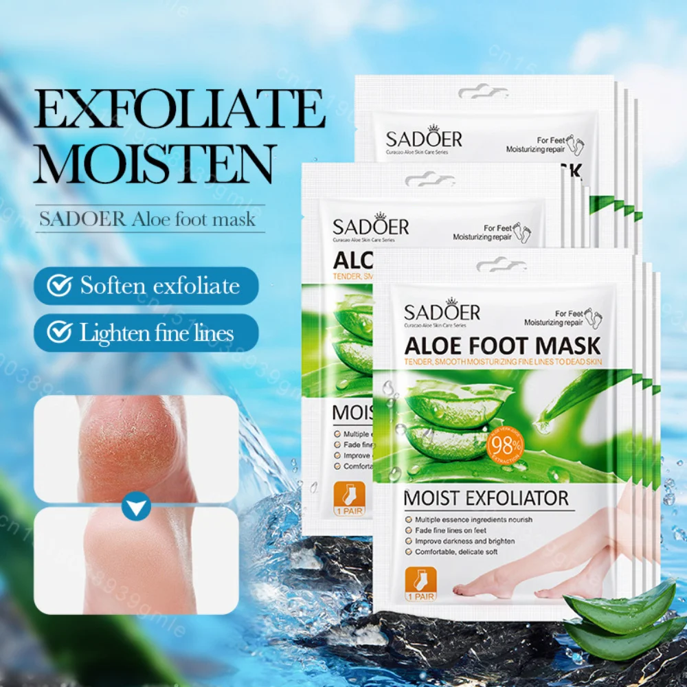 Disposable Foot Mask Lubricant Skin Moisturizing Hand Mask Aloe Vera ...