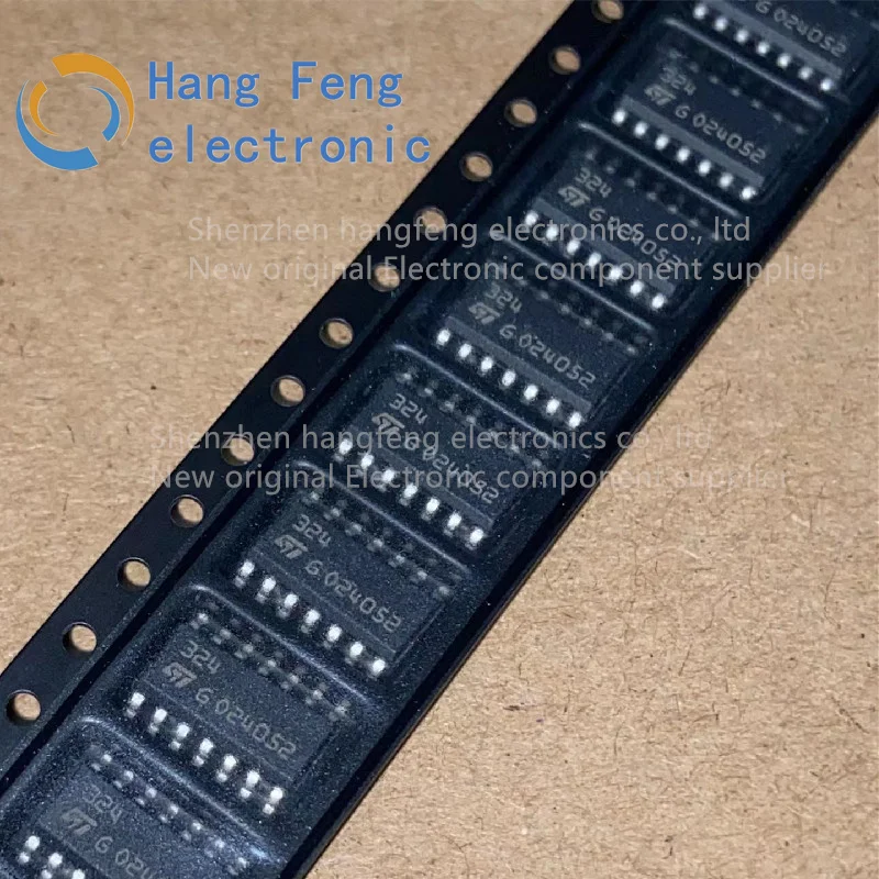 10pcs Lm324dt Lm324dr Lm324dt Mark Lm324 Sop14 Quad Op Amp Chip New ...