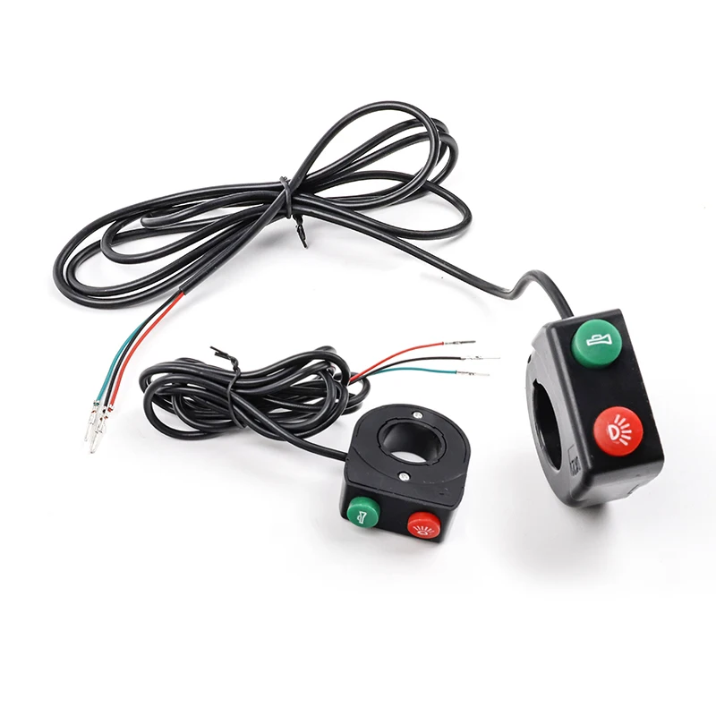 Motorcycle-ATV-22mm-Combination-Switch-Button-Handlebar-Horn-And-Headlight-Motor-Switches-Turn ...