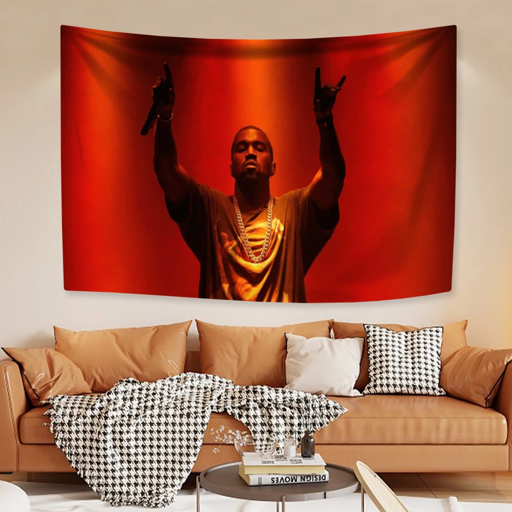 USA-Rap-Singer-Kanye-West-Wall-Decor-Hanging-Tapestries-Music-Star ...