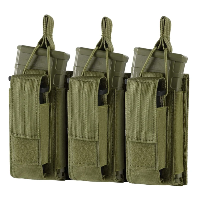 Tactical Molle Magazine Pouch Holder Open Top Single Double Triple ...