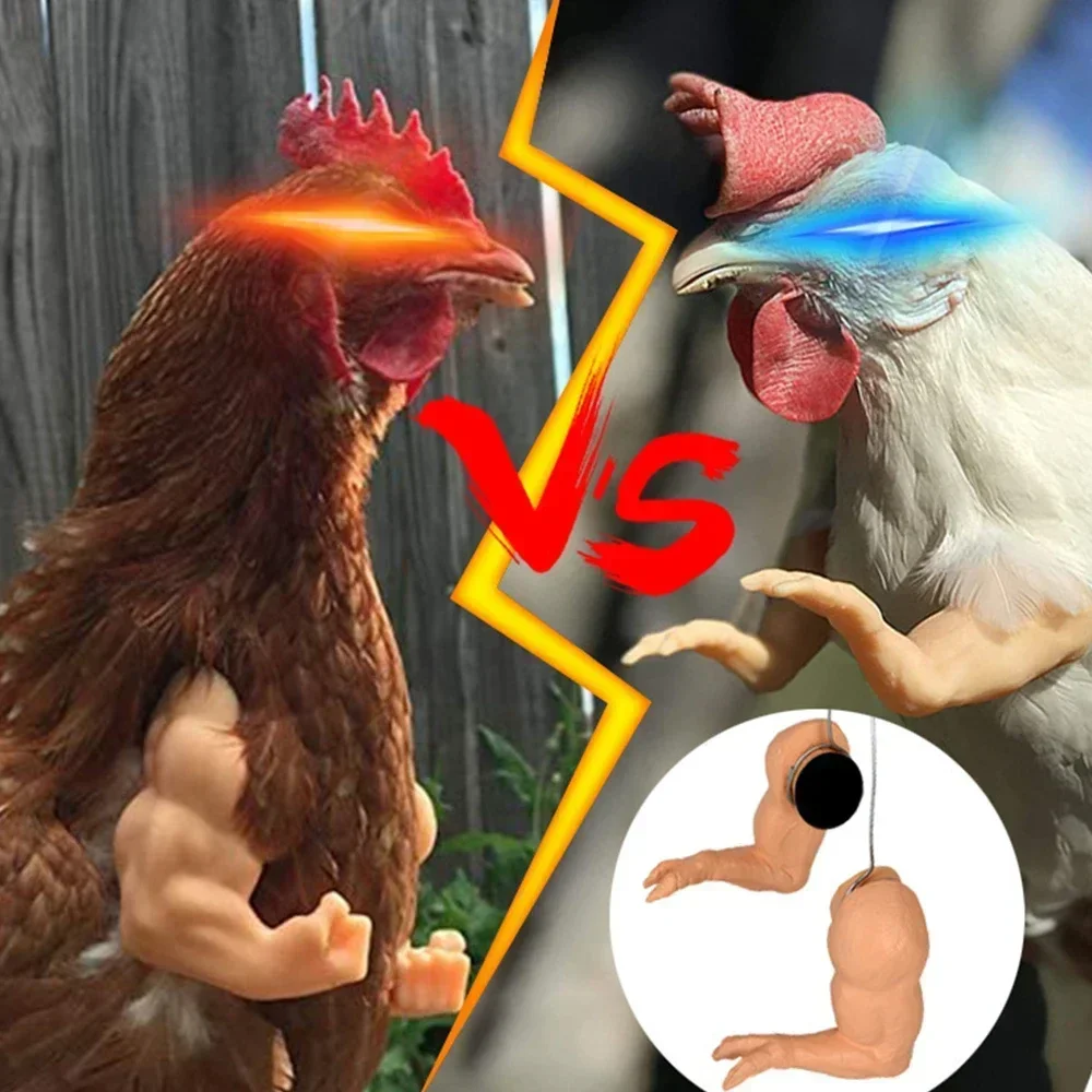 Funny-Fighting-Chicken-Arms-Toys-Artificial-Wearing-Muscle-Arm-For ...