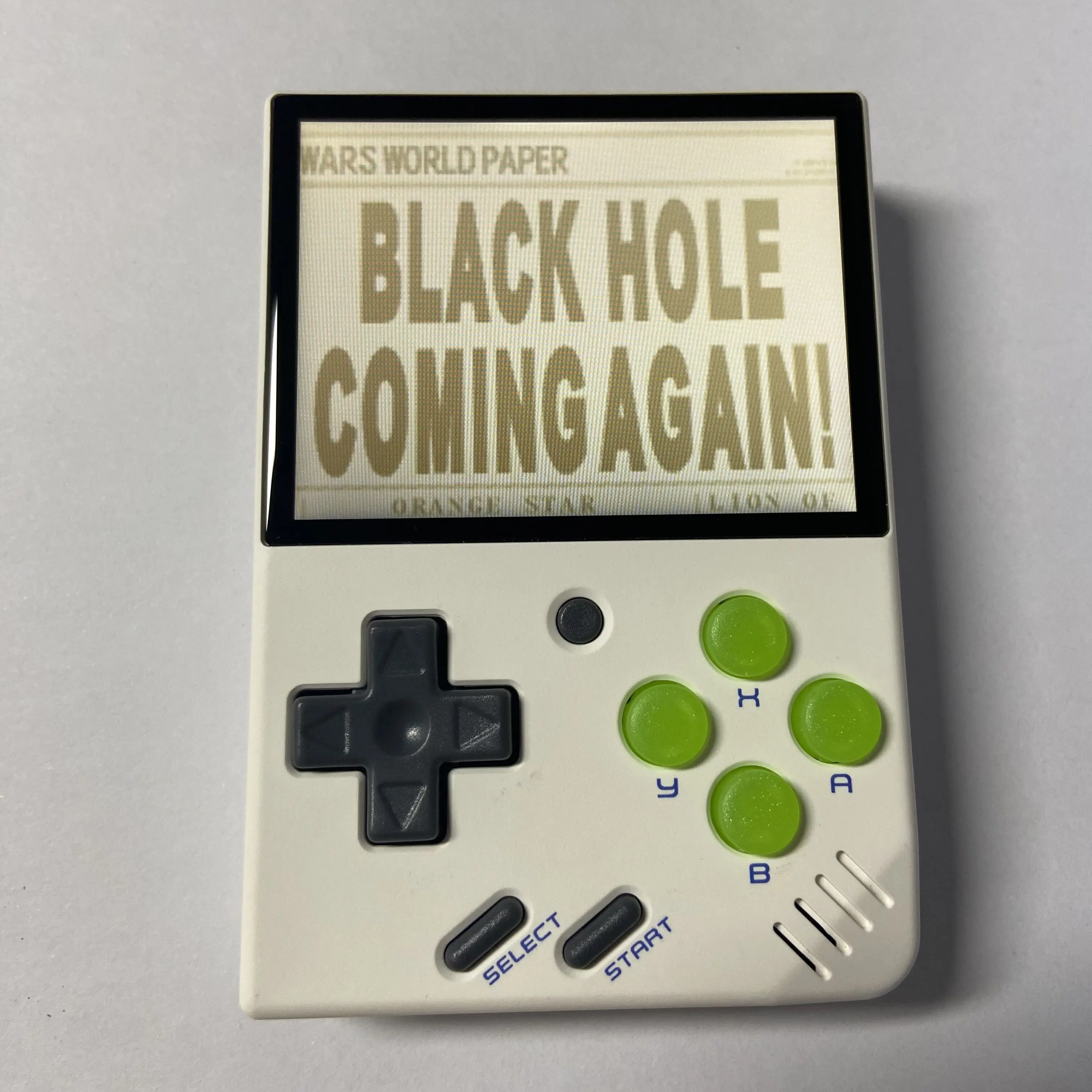 Amyoo-ミニPlusのスペア,4つのボタン,ライムグリーン,Miyooアクセサリー