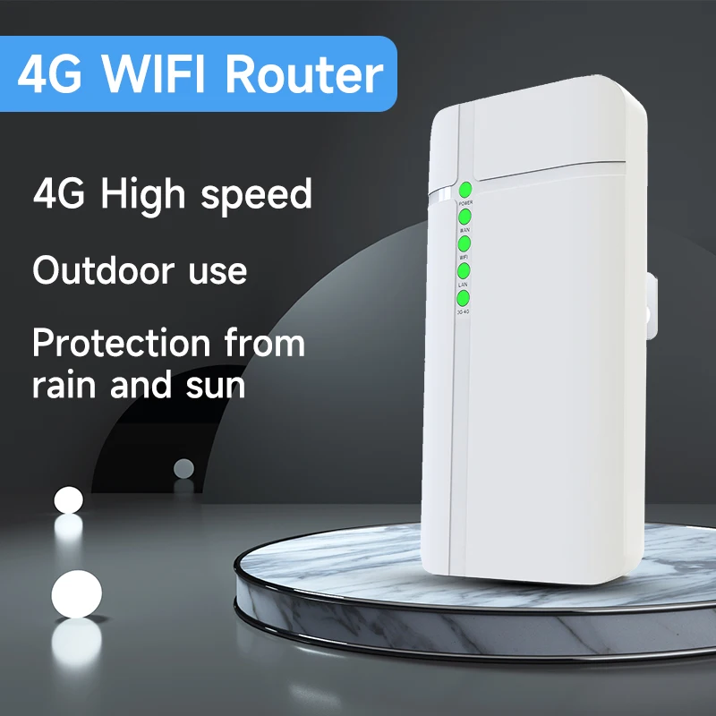 Gc112-roteador Para Externo À Prova D'água, 4g, Cpe, Cat4, Lte, Wi-fi, 3g/4g, Cartão Sim, Para ...
