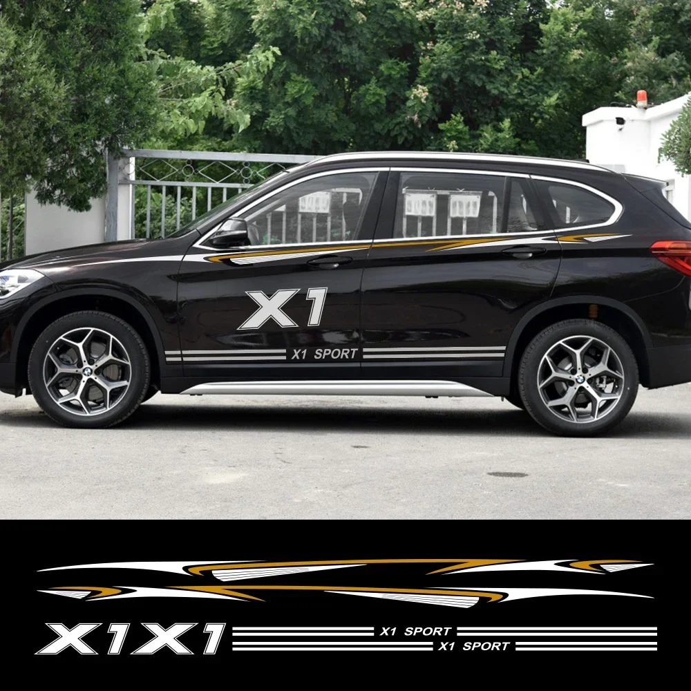 Car-Body-Waistline-Side-Stripe-Stickers-Relfective-Racing-Sport-Vinyl ...