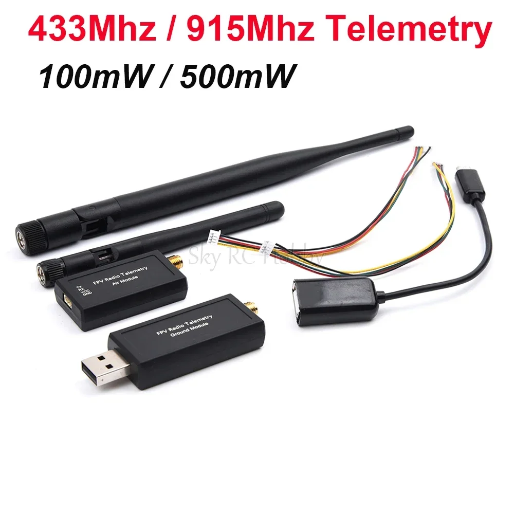 3DR-433Mhz-100mW-915Mhz-500MW-Radio-Telemetry-Air-Ground-Data-Transmit ...