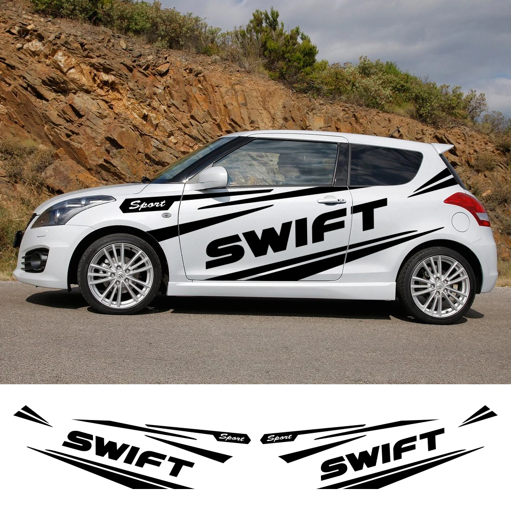 For-Suzuki-SWIFT-3-4-Mk2-Zc31s-Zc33s-Car-Door-Side-Stickers-Sport ...
