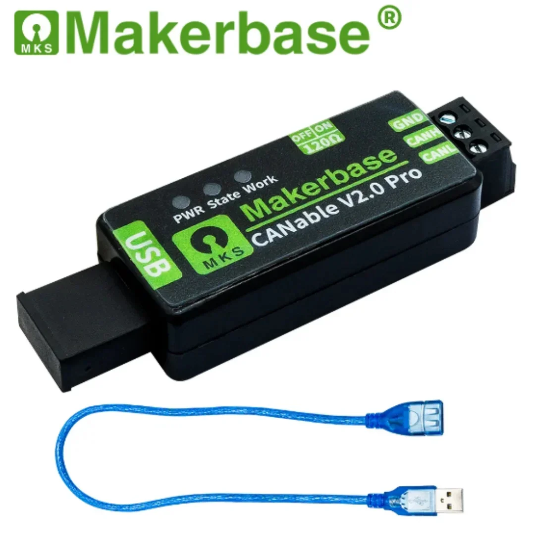 Makerbase-CANable-2-0-SHELL-USB-to-CAN-adapter-analyzer-CANFD-slcan-SocketCAN-CANdleLight ...