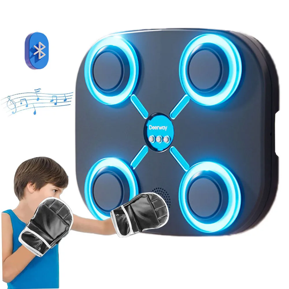 Music Boxing Target for Kids - Wall Mounted Boxing Machine with LED ...