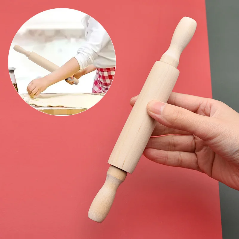 Mini Wooden Rolling Pins Solid Natural Wood Rolling Pin Kitchen ...