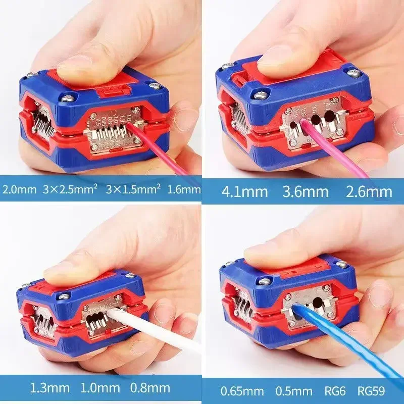 Multi-purpose Wire Stripper Box Portable Wire Stripper 0.2-16mm2 Cable ...