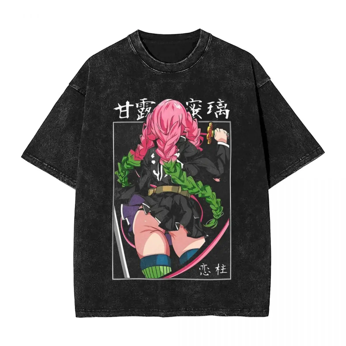 Mitsuri-Kanroji-T-Shirt-Summer-Demons-Slayer-Vintage-T-Shirts-2024 ...