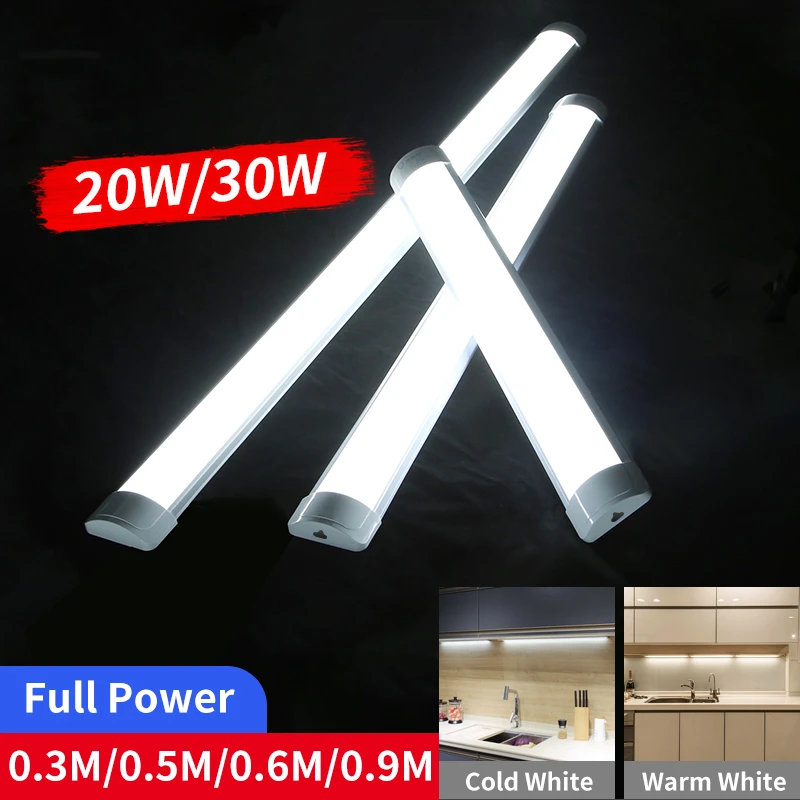 Full Set Led Kitchen Light Under Cabinet Lights 10W 20W 220V 110V LED ...
